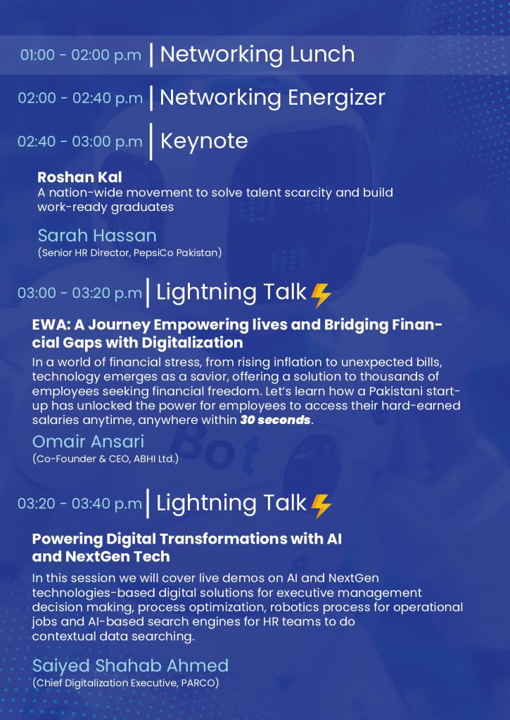 CONNEX’23 (HR Conference & Exhibition) – Karachi – PSTD